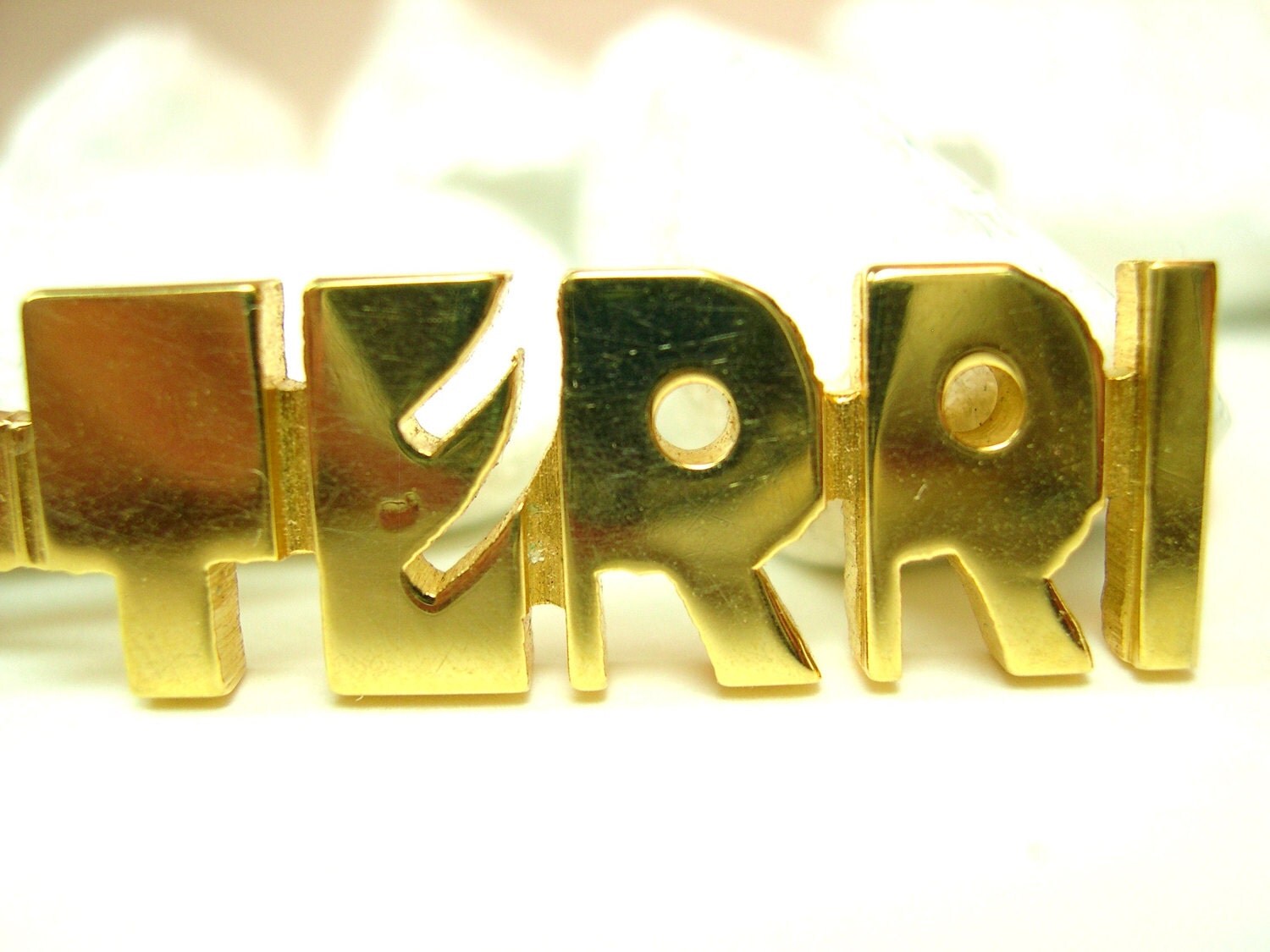 Vintage Terri Name Pendant 80's item 137
