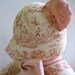 MADE to ORDER Anna Pink Toile Teddy Bear