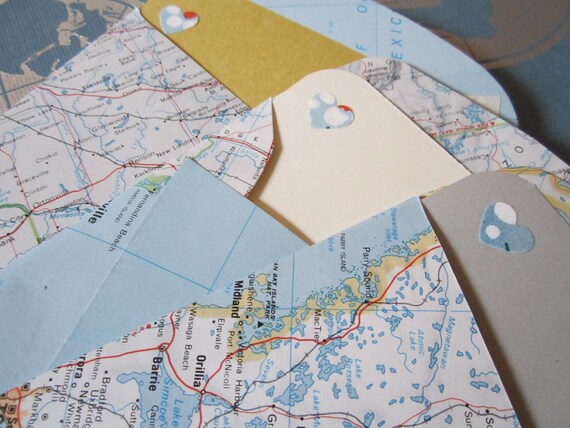 Items similar to Vintage atlas map stationery destination wedding ...