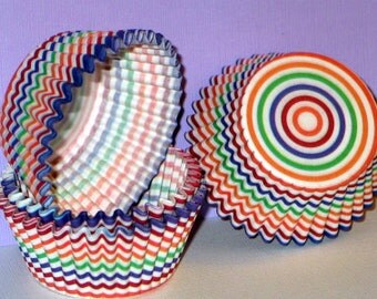 Stripe cupcake liner | Etsy