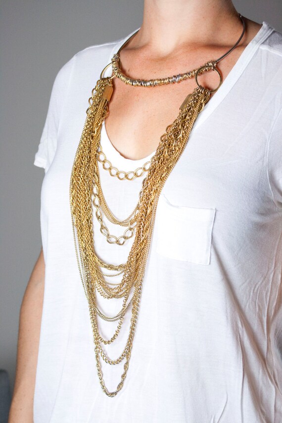 Gold Multi-Chain Necklace