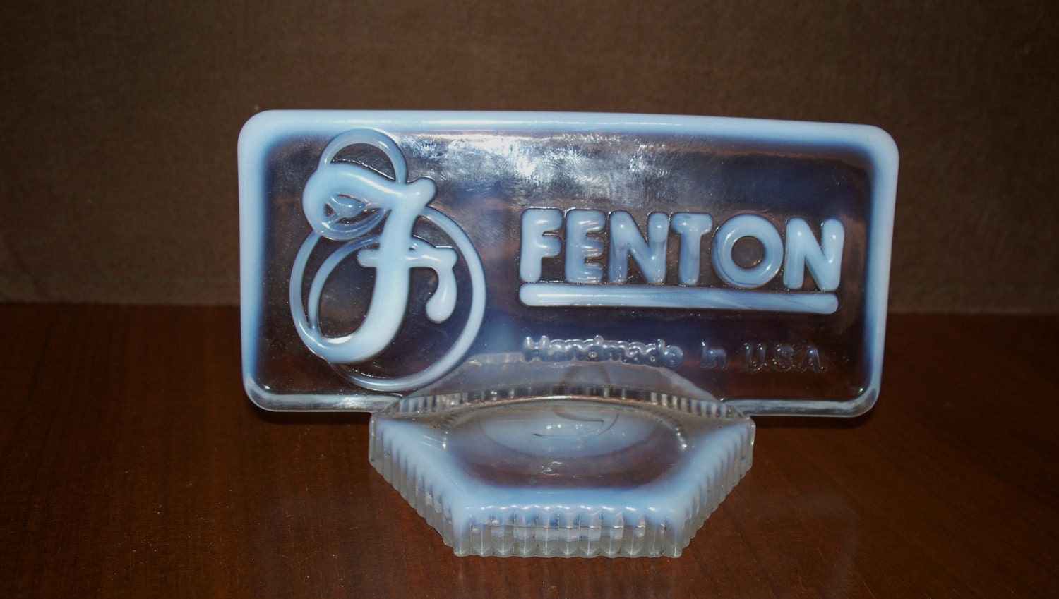 Fenton Art Glass Advertising Sign