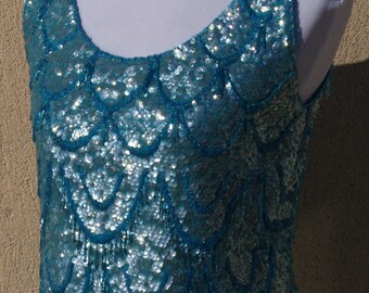 Popular items for turquoise sequins on Etsy