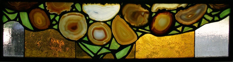 Custom Made Stained Glass Transom by SingularArt on Etsy
