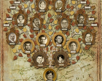 Creative Family Tree by CreativeFamilyTree on Etsy