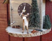 Items similar to Woodland Deer Cuckoo Clock on Etsy