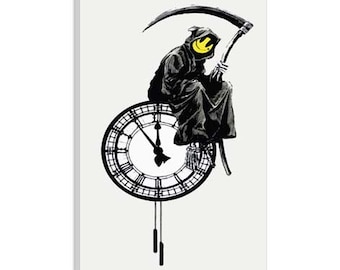 Grim reaper clock | Etsy