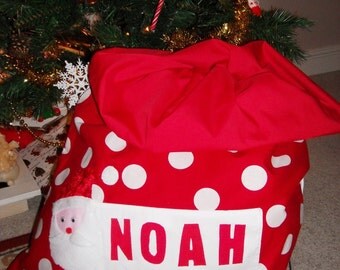 Personalized Christmas Santa Sack/Toy sack/Present sack