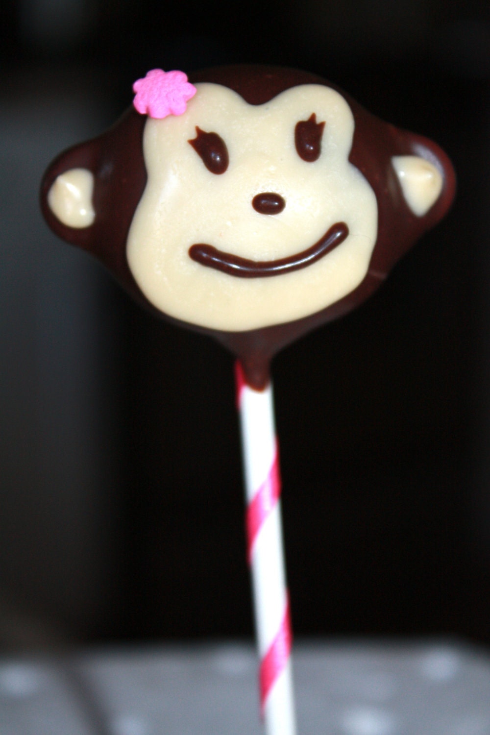 Monkey Cake Pops by sweetpopsshop on Etsy