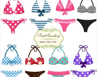 Bikini clipart | Etsy