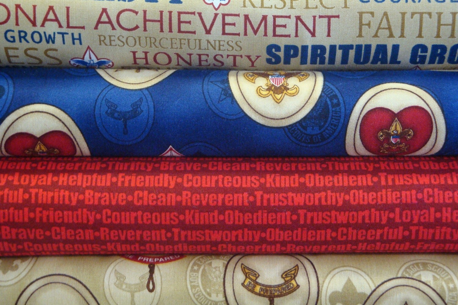 Boy Scouts of America Fabric from Robert Kaufman One Yard