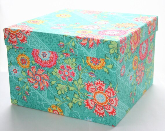 Large square decorative box by BoxyBoxes on Etsy