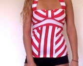 Items similar to Retro Tankini with a Sweetheart neckline on Etsy