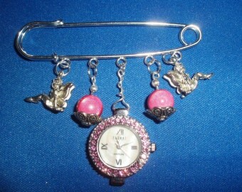 Safety pin watch | Etsy