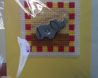 Cross stitch button | Etsy