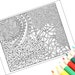 Coloring Page Printable Zentangle Inspired PDF Zendoodle
