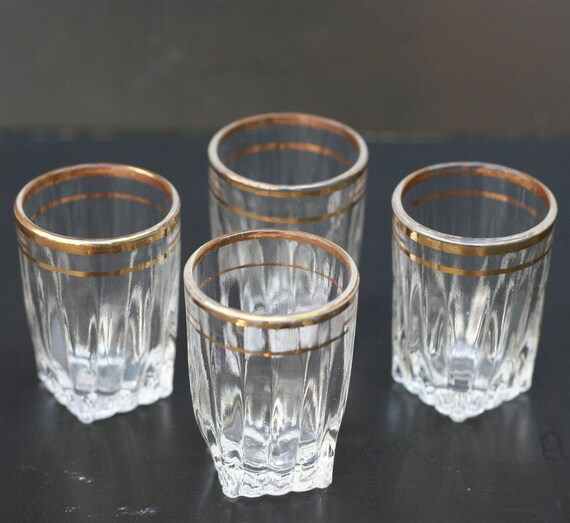 Federal Glass Company Park Avenue Shot Glasses