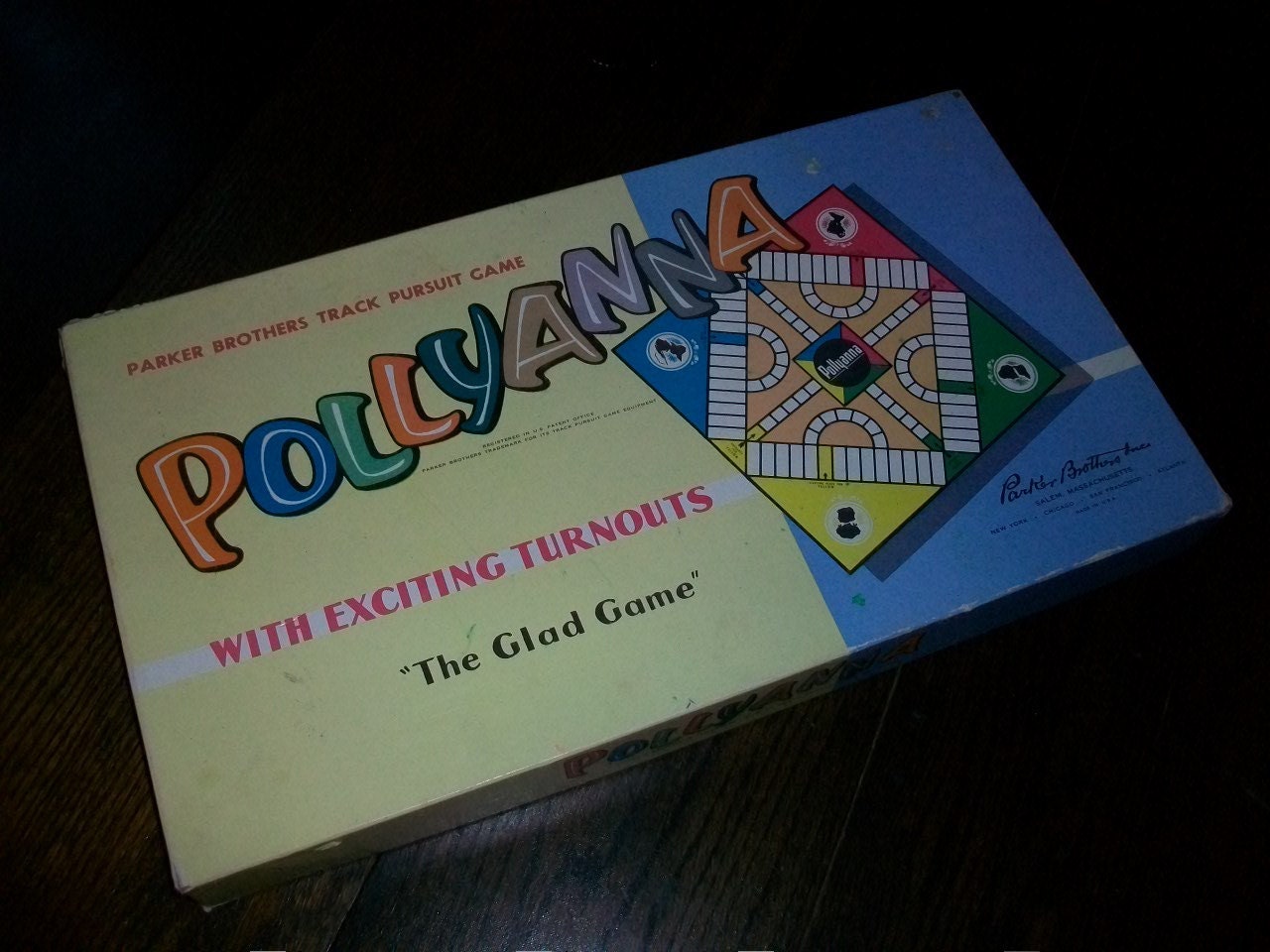 1952 Pollyanna Board Game Vintage Parker Brothers