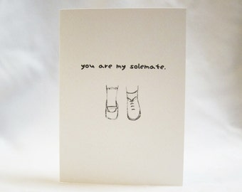 Items similar to You are my soulmate card on Etsy