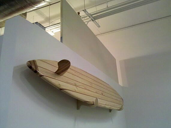 8 ft. Pine Longboard Surfboard with California Redwood