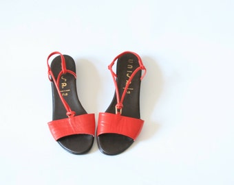 Popular items for red sandals on Etsy