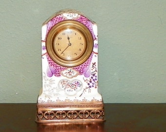 Porcelain wall clock | Etsy