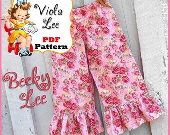 Popular items for ruffle pants pattern on Etsy