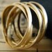 Wrapped ring gold handmade ring alternative wedding ring