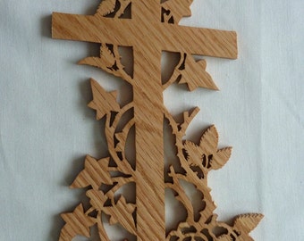 Popular items for cross with ivy on Etsy