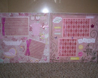 Popular items for premade scrapbook pages on Etsy