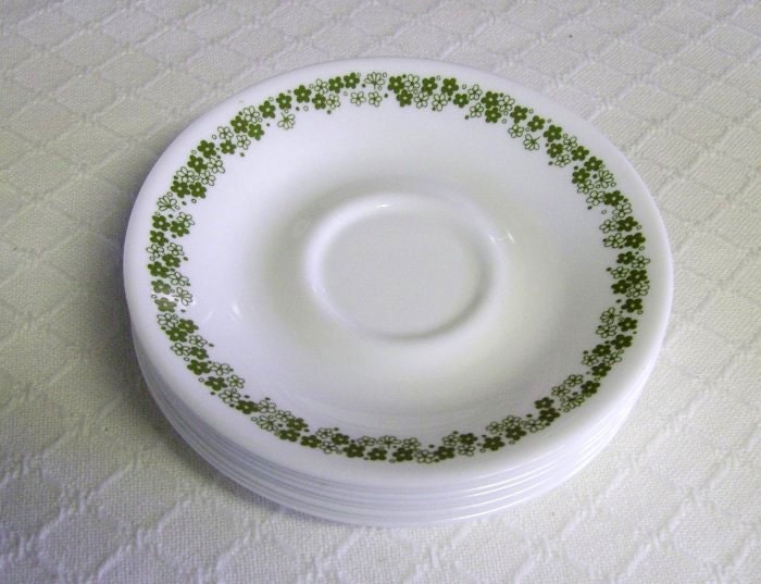 Pyrex Corelle Spring Blossom Saucers 8 plates – Haute Juice