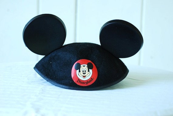 Vintage Mickey Mouse Hat Collectable Disney Land By Thenewtonlabel