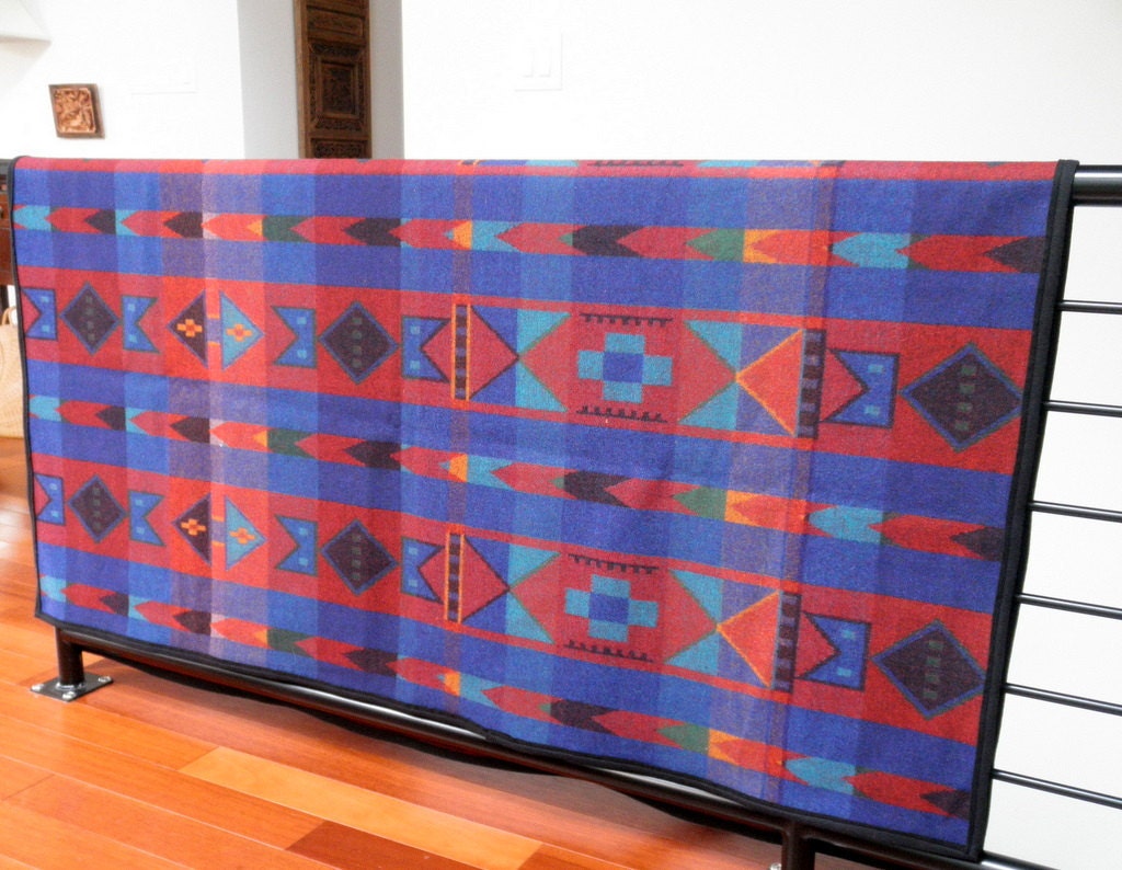 Pendleton Blanket Navajo Reversible Blanket Beautiful Wool