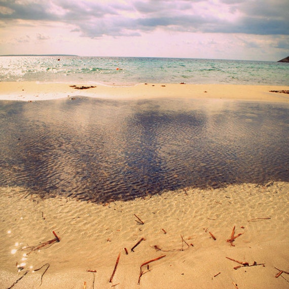 Items similar to Blue Sea Photography - Square 8''x8'' photo - 20x20 cm ...