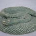 Vintage Cast Plaster Rattlesnake