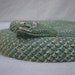 Vintage Cast Plaster Rattlesnake by AustinMetroRetro on Etsy
