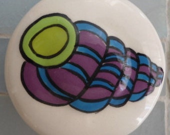 Popular items for seashell knobs on Etsy