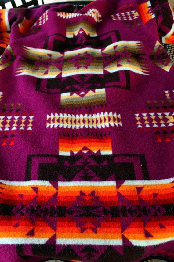 Pendleton Native American Inspired Pink Fabric