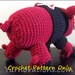 Arkansas Razorbacks Wild Boar Crochet Pattern by YarnovationsShop