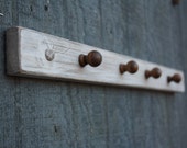 Items similar to Peg rack, coat rack, home decor, wall hanging ...