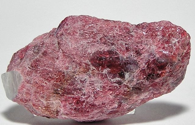 Rare Red Stone Eudialyte Mineral Specimen from Kipawa Quebec A