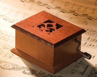 Wooden music box musical box Beethoven: Moonlight Sonata