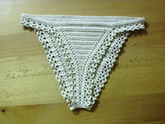 Crochet thong .PDF PATTERN lacy lingerie