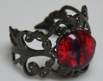 Evil eye ring | Etsy