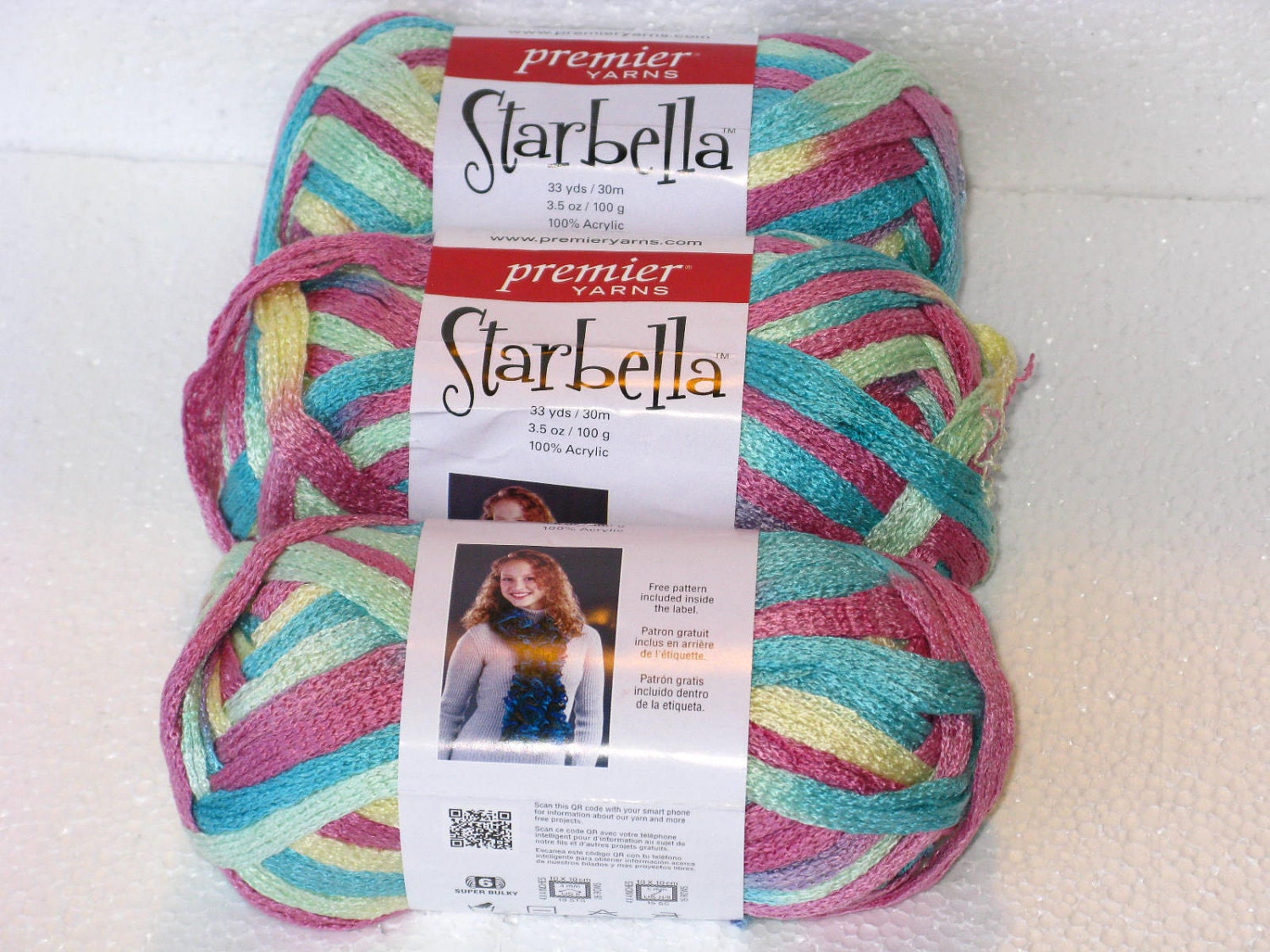 Starbella Yarn Cheers by Premier Yarns Ruffle / Flounce Yarn 1