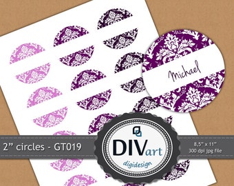 Popular items for damask gift tags on Etsy