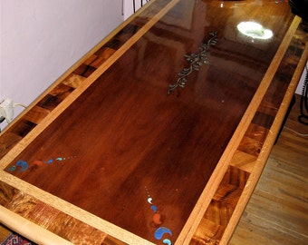 Exotic wood table | Etsy