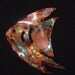 COPPER ANGEL FISH: metal sculpturewall artmetal arthome