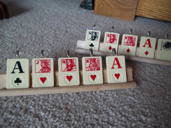 Pick Your Card handcrafted Game Piece by GreenGamesJewelry on Etsy