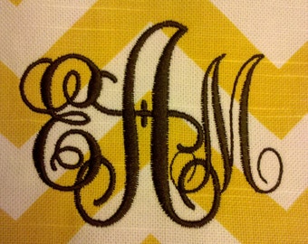 3 letter monogram | Etsy